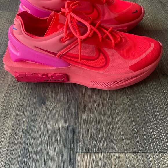 Nike | Shoes | Nike Pink And Red Sneakers With Sleek Design | Poshmark